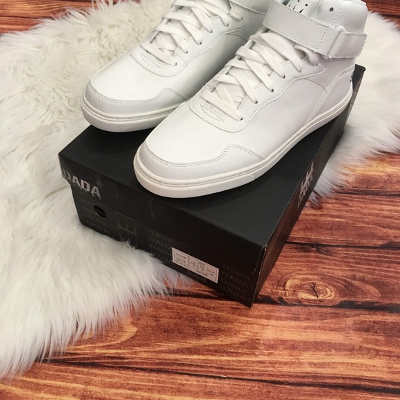 Dada Supreme | Shoes | Dada Supreme White High Top Fashion Sneakers ...